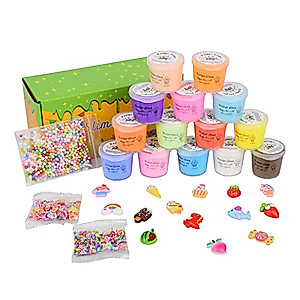 14 Pack Slime,Super Mini Butter Slime Kit,Funny Scented Slimes for Girls and Boys,Party Favor Birthday Gifts,Soft and Non-Sticky