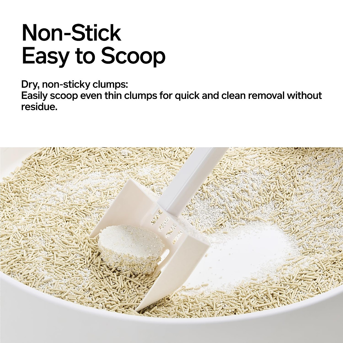 pidan Cornstarch Cat Litter with Tofu Litter,Clumping,No Dust,Natural Litter Ultra Absorbent and Fast Drying,Non-Stick 5.3lb/Bag (1 Bag)