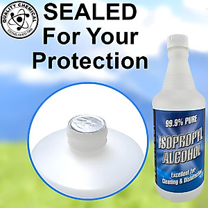 Quality Chemical - Super Premium - 99.9% Pure Isopropyl Alcohol (IPA) - Made in The USA - 1 Quart - Concentrated Isopropyl Alcohol 32 oz (Pack of 1)