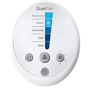 Honeywell HYF260 Quiet Set Whole Room Tower Fan, White