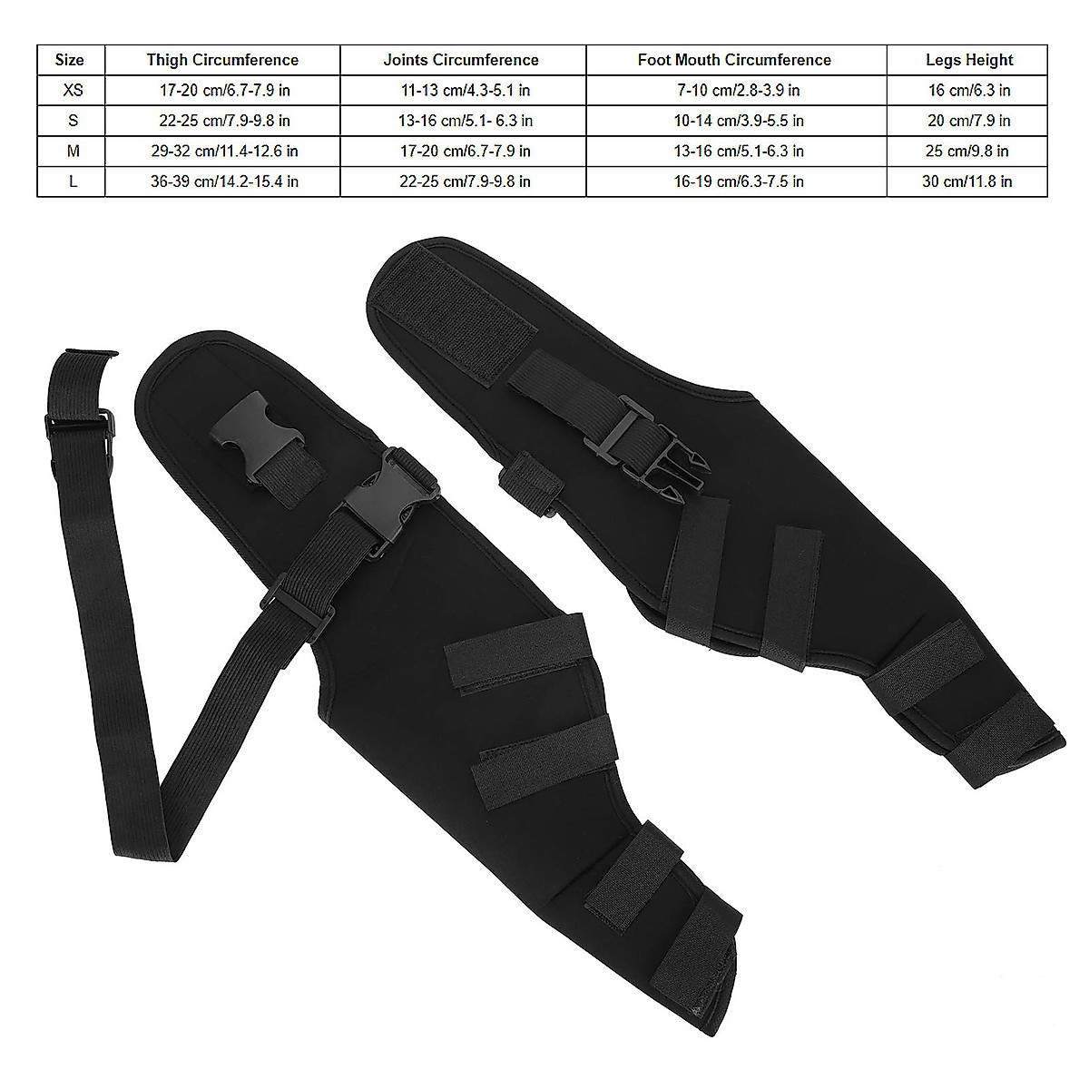 GOTOTOP Hind Legs Protector, Elbow Brace Dog Knee Brace Joint Brace Adjustable pet Knee Pads for Dog hind Leg Recovery(L-HJ25 Double Leggings Back Black)