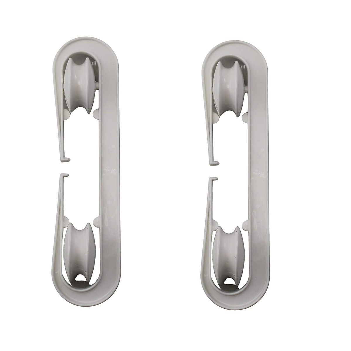 Dependable Industries Inc. Essentials Laundry Clothesline Kit 100ft Cotton Line, 2 Rustproof Pulleys, and 2 Spreaders White