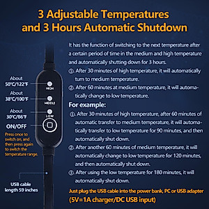 Cozyhealth Neck Stretcher for Neck Pain Relief, Heated Cervical Traction Device Pillow with Graphene Heating Pad, Neck and Shoulder Relaxer for TMJ Pain Relief and Cervical Spine Alignment (Black)