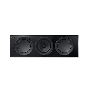 KEF R2 Meta Compact 3 Way Center Channel Speaker (Gloss Black)