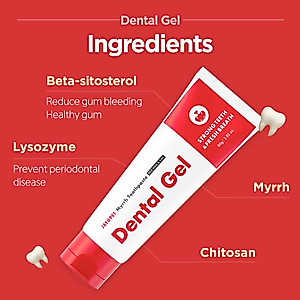 JAYU PET Dental Gel - Dog Cat Toothpaste, Removing Plaque and Tartar, Teeth Cleaning & Breath Freshener, Puppy Kitten Dental Care with Vet Approved (2.82oz. 80g)