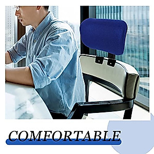 Tofficu Office Chair Headrest Attachment Computer Chair Headrest Adjustable Chair Head Cushion Head Rest for Office Chair(3.0cm Fixing Clips)
