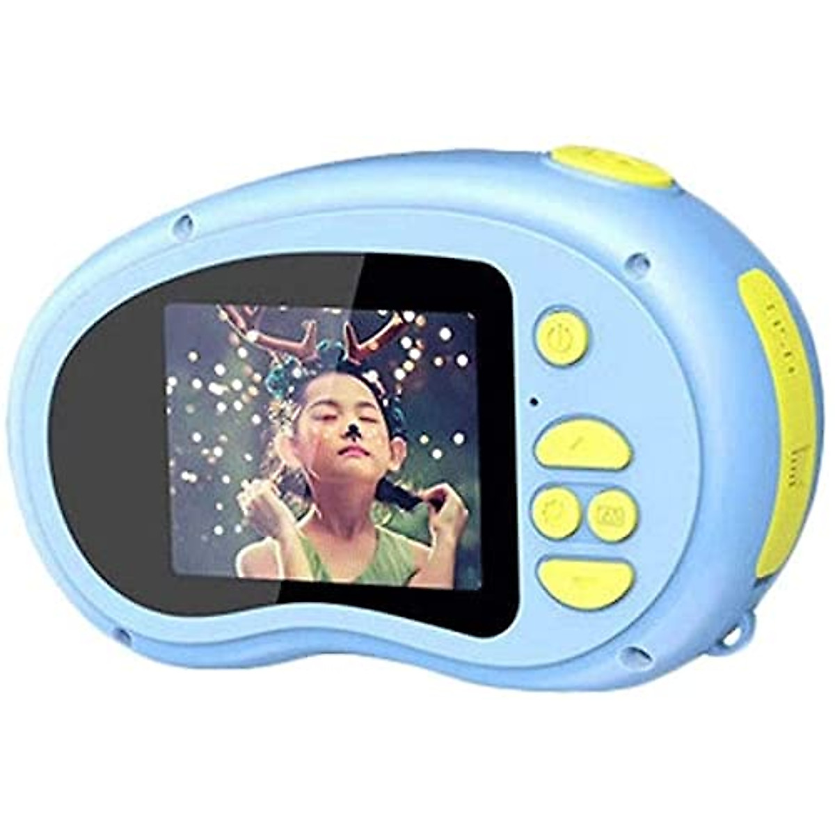 Jiaanu Kids Digital Camera，Portable Children's Camera (Color : Blue, Size : 32G)