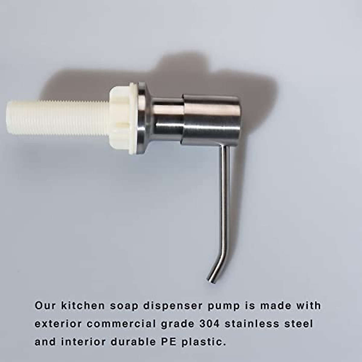 Sink Soap Dispenser Tube Kit, Soap Dispenser Pump for Kitchen Sink and Tube Kit, 40'' Tube Connects Directly to Soap Bottle, No More Refills