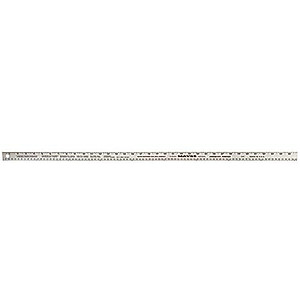 Great Neck Mayes 10189 36 Inch Aluminum Yardstick, Lightweight Straight Edge Ruler for Construction, Architecture, Drawing, and Engineering, Accurate and Straight Edge Measuring