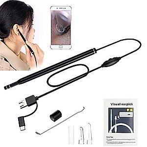 3 in 1 Otoscope iPhone，Endoscope Camera Otoscope Ear Nose Mouth,for Android Devices, Windows & Mac
