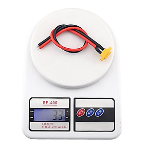 2PCS Amass XT60E-M Male plug battery connectors Mountable Pigtail Cable with 12awg 30cm Silicon Wires XT60 Panel Mount Connector for RC FPV Drone