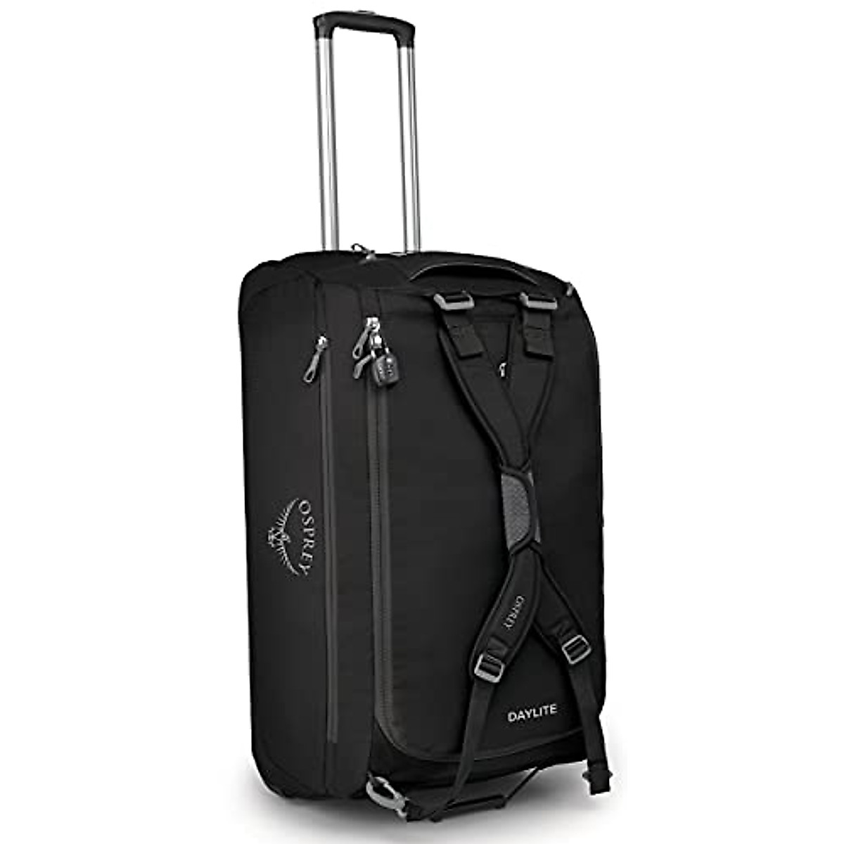 Osprey Daylite Wheeled 85L Duffel/Carry-On Luggage, Black