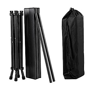 ZHYH Portable Light Weight Aluminum Alloy Outdoor Folding Table for Camping Beach Backyards BBQ Party Tabletop