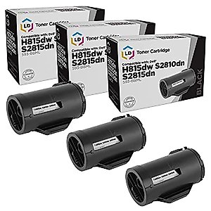 LD Compatible Toner Cartridge Replacement for Dell 593-BBML F9G3N (Black, 3-Pack)