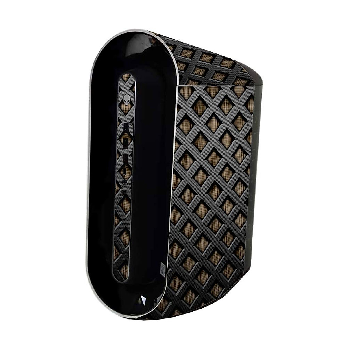 MightySkins Skin Compatible with Alienware Aurora R11 Gaming Desktop - Black Wall | Protective, Durable, and Unique Vinyl Decal wrap Cover | Easy to Apply, Remove, and Change Styles | Made in The USA