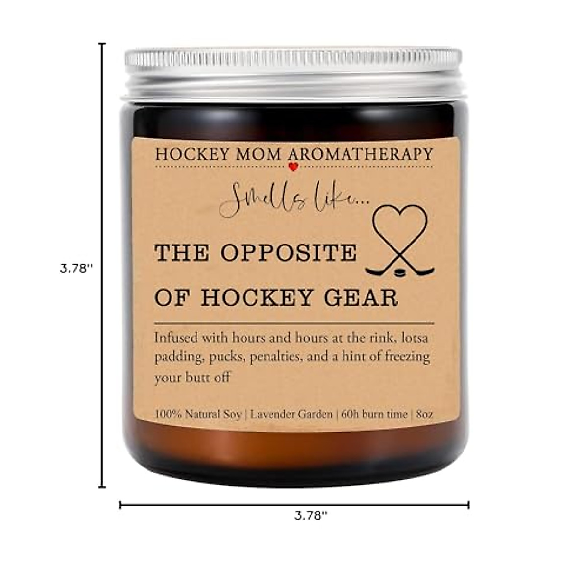 Hockey Mom - Hockey Mom Candle - Hockey Mom Gift - Hockey Team Mom Gift - Birthday Gift for Mom - Mother's Day Gift - Unique Gift for Mom - Hockey Gift Manager