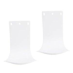 STOBAZA 2pcs Plastic Water Tray Foaming Drip Trays Decorative Tray Garnish Tray Wall Mount Soap Dispenser Stand Bracket Foam Soap Decorative Soap Abs Drop White Washing Machine
