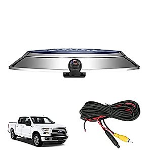 Backup Rear Cameras Compatible with Ford F150 F250 F350 F450 F550 2004-2016, with Ford Flex 2009-2012, w/ Ford Tailgate Emblem Backup Camera HD Night Vision/ Starlight Night Vision/ AHD Waterproof