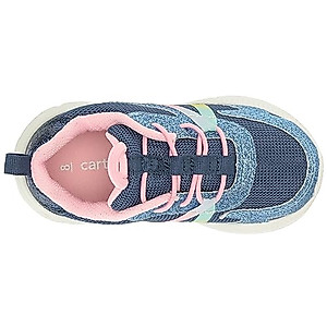 Carter's Kids Angelo Sneaker, Blue, 7 US Unisex Toddler