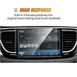 QQangell Screen Protector Compatible With Pacifica (10.1 Inch 2021-2023) Tempered Glass Screen protector foils