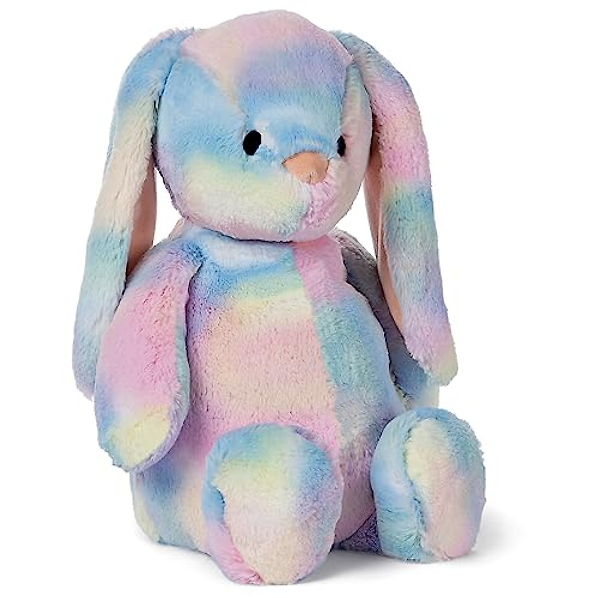 GUND Thistle Rabbit, Easter Bunny Stuffed Animal, Easter Decorations, Plush Toy for Ages 1 and Up, Rainbow, 15"