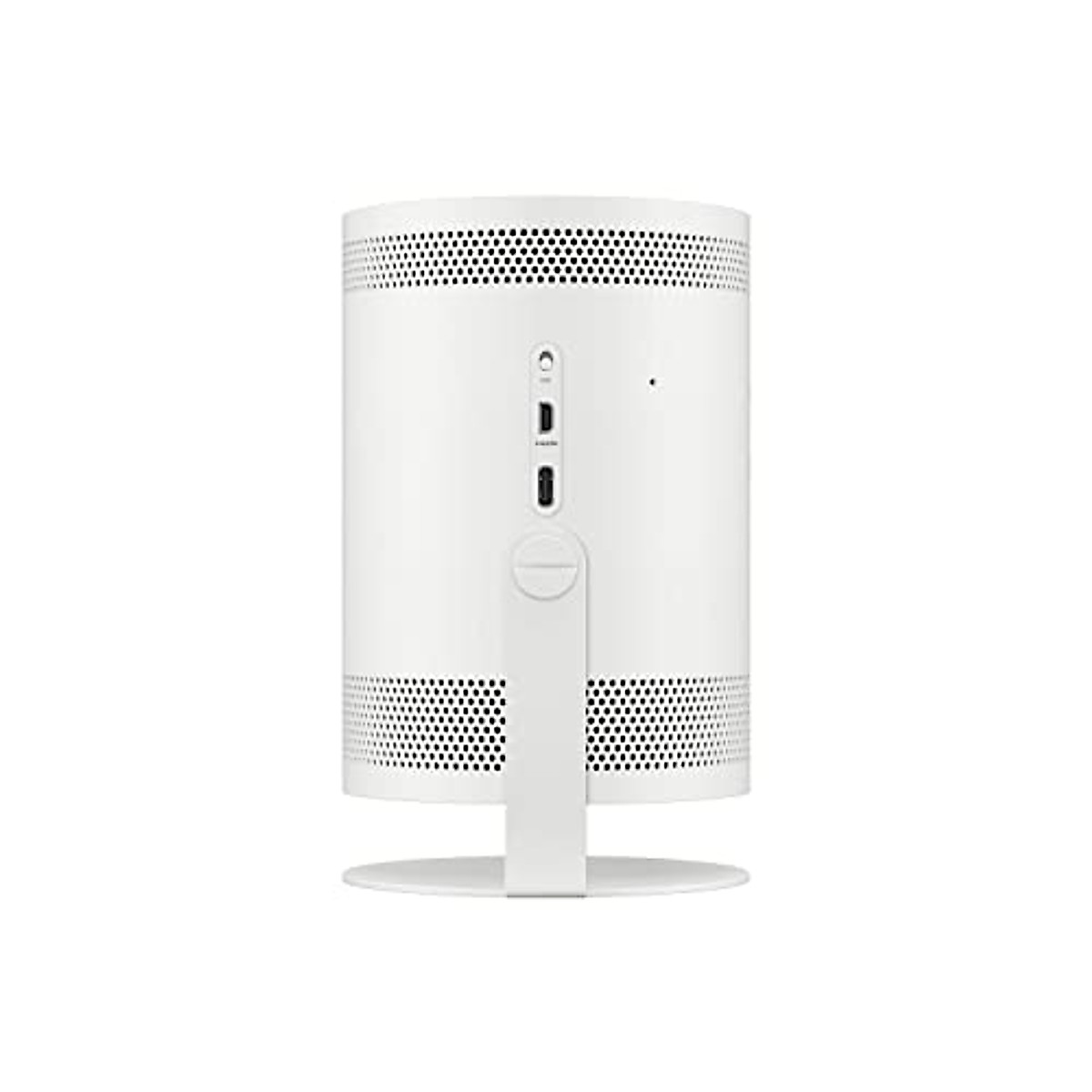 Samsung SP-LSP3BLAXZA 30"-100" HDR Freestyle Smart Portable Projector with an Elite Screens FT92XWH 92" EzCinema Tab-Tension Free-Standing Portable Screen (2022)