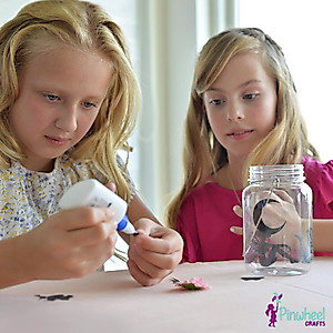 Arts and Crafts for Kids Ages 8-12: Fairy Jar Kit – Make Your Own Fairy Lantern Night Light – Birthday Gift for Girls - Crafts for Girls