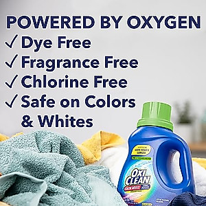 OxiClean Color Boost Laundry Brightener and Stain Remover Liquid Free, 45 fl oz