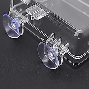 7haofang Reptile Feeder Anti-Escape Food Bowl Turtle Lizard Worm Live Food Container