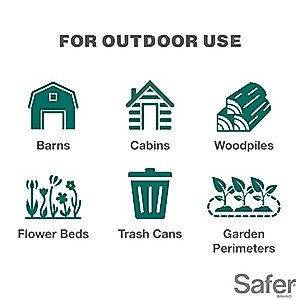 Safer 5951 Snake Shield Granular Repellent - Outdoor Snake Repelling Granules 4LB Snake Shield Repellent - Repels Againts Poisonous and Non-Poisonous Snakes