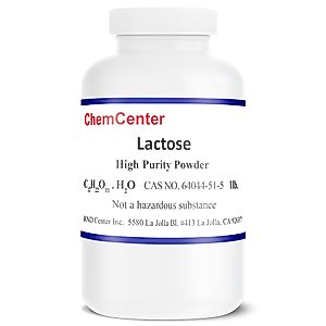 Lactose, Powder, Ultra Pure, 99% min, 1lb.