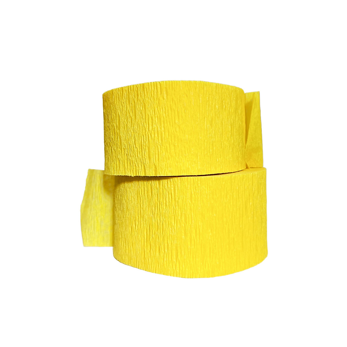 Red and Gold Yellow Crepe Paper Streamers (2 Rolls Each Color) USA-Made