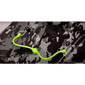 Du-Bro Body Klip Retainer, with Rubber Attachments, for RC Cars and Trucks, 2-Pack, Lime Green