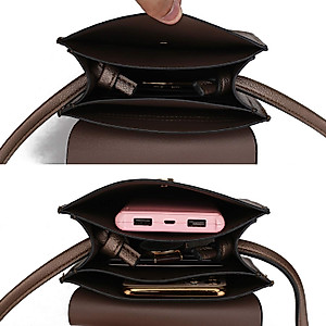 MKF Collection Small Crossbody Bag for Women, Vegan Leather Cell Phone Bag Shoulder Bag By Mia K