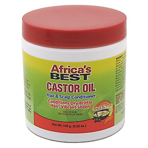 Africa's Best Castor Oil Hair Scalp Conditioner, 5.25 Ounce (1-7502-07-1200)