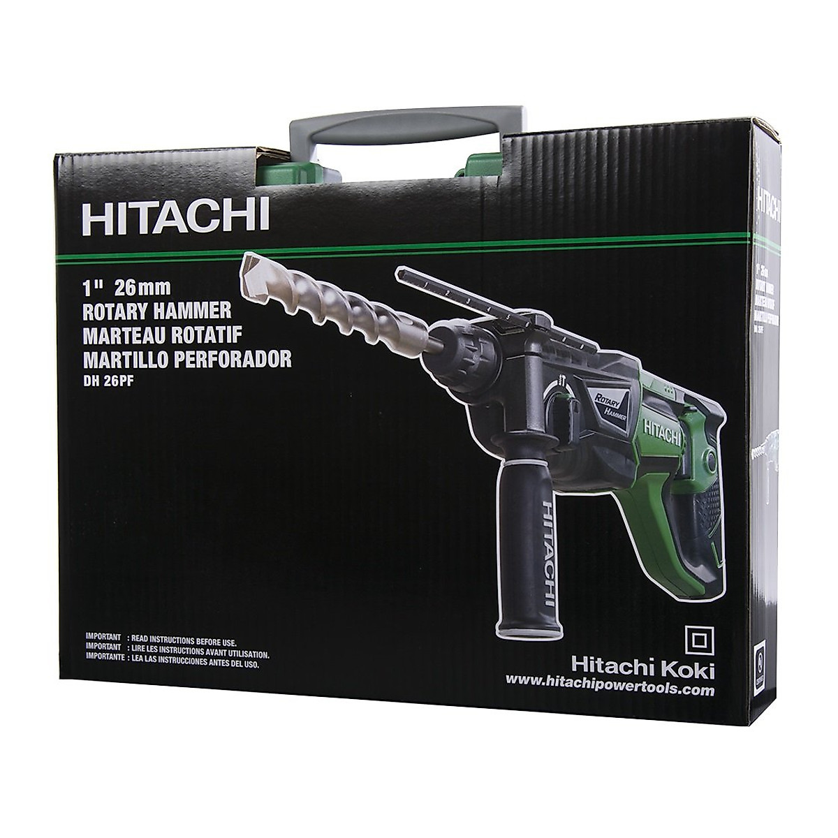 Hitachi DH26PF 1" SDS Plus "D" Handle Rotary Hammer,