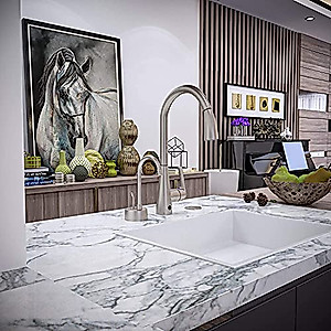 Westbrass D271-NL-07 Velosah 9" 1-Handle Hot Water Dispenser Faucet (Tank sold separately), Satin Nickel