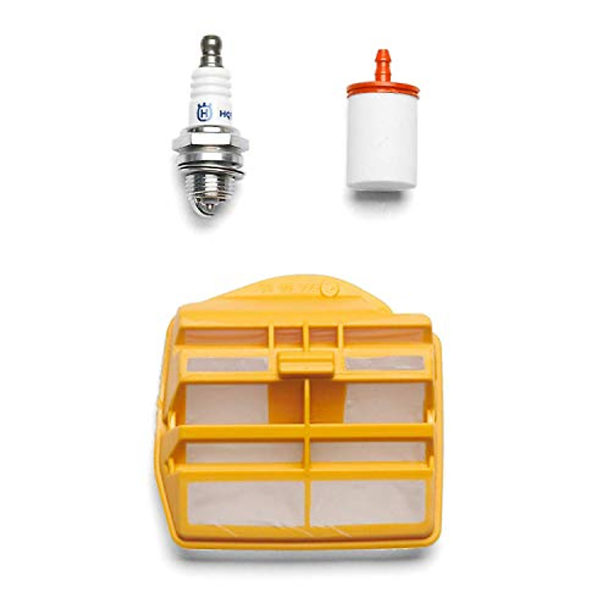 Husqvarna 599333601 445/450 Chainsaw Maintenance Kit, Easy-to-Install Tune Up Kit Includes Air Filter,Fuel Filter and Spark Plug,Grey