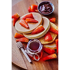 Honey Dipper Wooden Stick- Honey Dipper Honeycomb Stick Honeycomb Spoon Charcuterie Utensils Honey Spoon Honey Server Honey Stirrer Honey Wooden Dipper 3 Inch Wedding Party Gift Craft 20 Pack