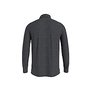 Tommy Hilfiger mens Long Sleeve in Regular Fit Polo Shirt, B65 Charcoal Grey Heather, XX-Large US