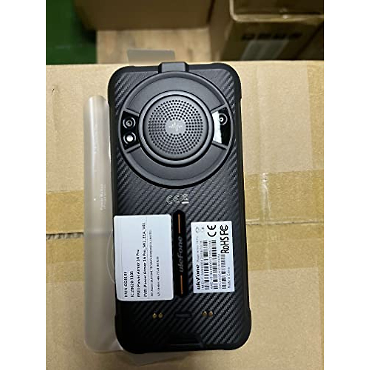 Ulefone Power Armor 16 Pro Rugged Smartphone 2023, 9600mAh Battery Android 12 4GB+64GB Waterproof Cell Phone, 16MP Camera+8MP Camera, 5.93" HD+ Screen Dual SIM 4G Rugged Phone NFC GPS OTG FM, Orange