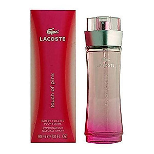 Lacoste Touch of Pink Eau de Toilette for Women, 3.0 Fl Oz