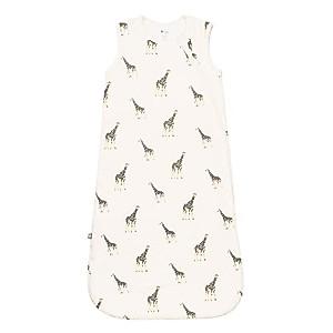 KYTE BABY Unisex Bamboo Rayon Printed Sleeping Bag for Babies and Toddlers, 1.0 Tog (6-18 Months, Giraffe)