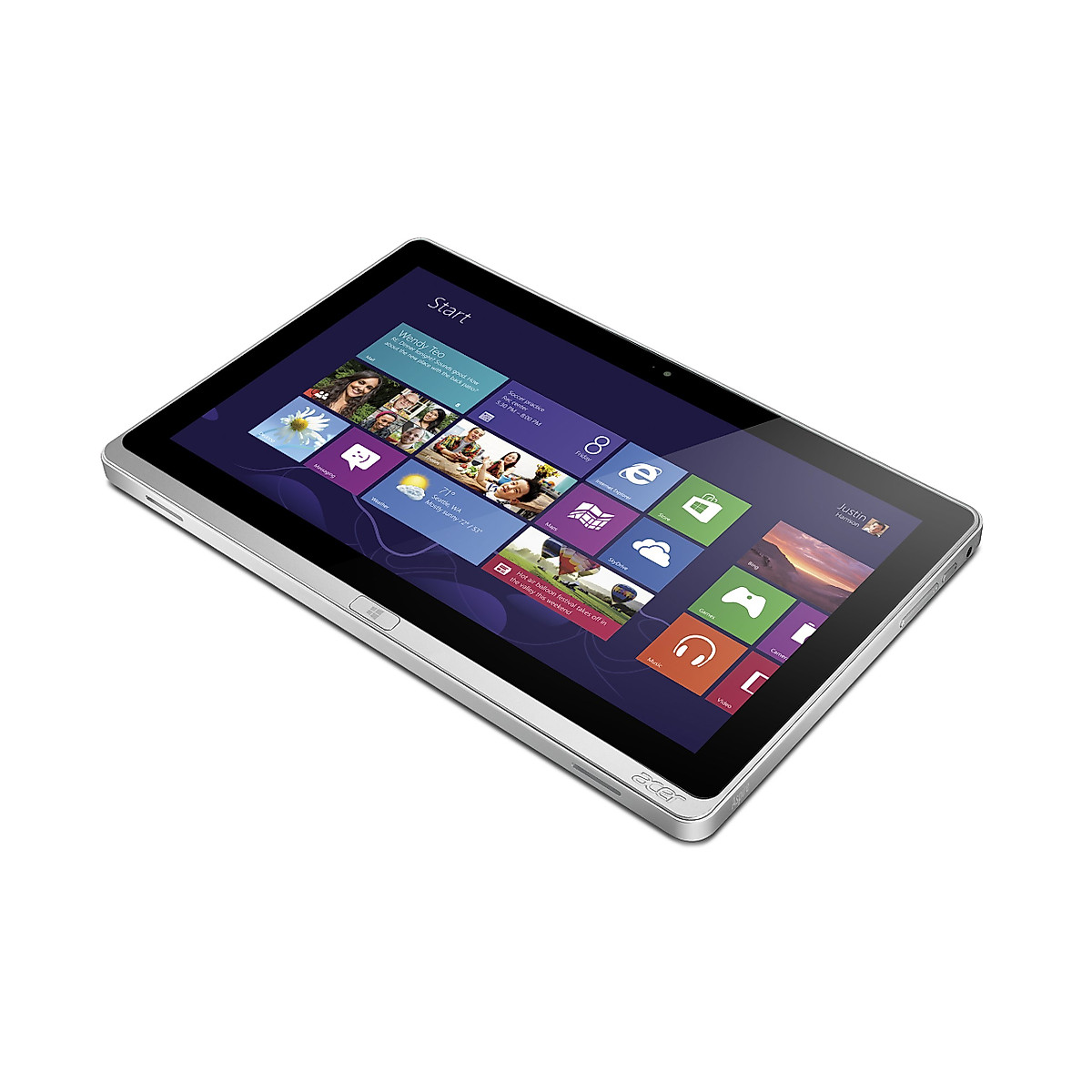 Acer Aspire P3-171-6820 Detachable 2 in 1 Touchscreen Ultrabook (Windows 8, Intel Core i5-3339Y 1.5 GHz, 11.6" LED-lit Screen, Storage: 120 GB, RAM: 4 GB) Silver