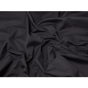Minerva Crafts Cotton Coutil Corsetry Fabric Black - per Yard