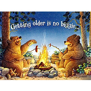 Leanin' Tree Funny Greeting Cards - Laughing Bear Art [AST90760] - 20 Greeting Cards with Full-color Interiors