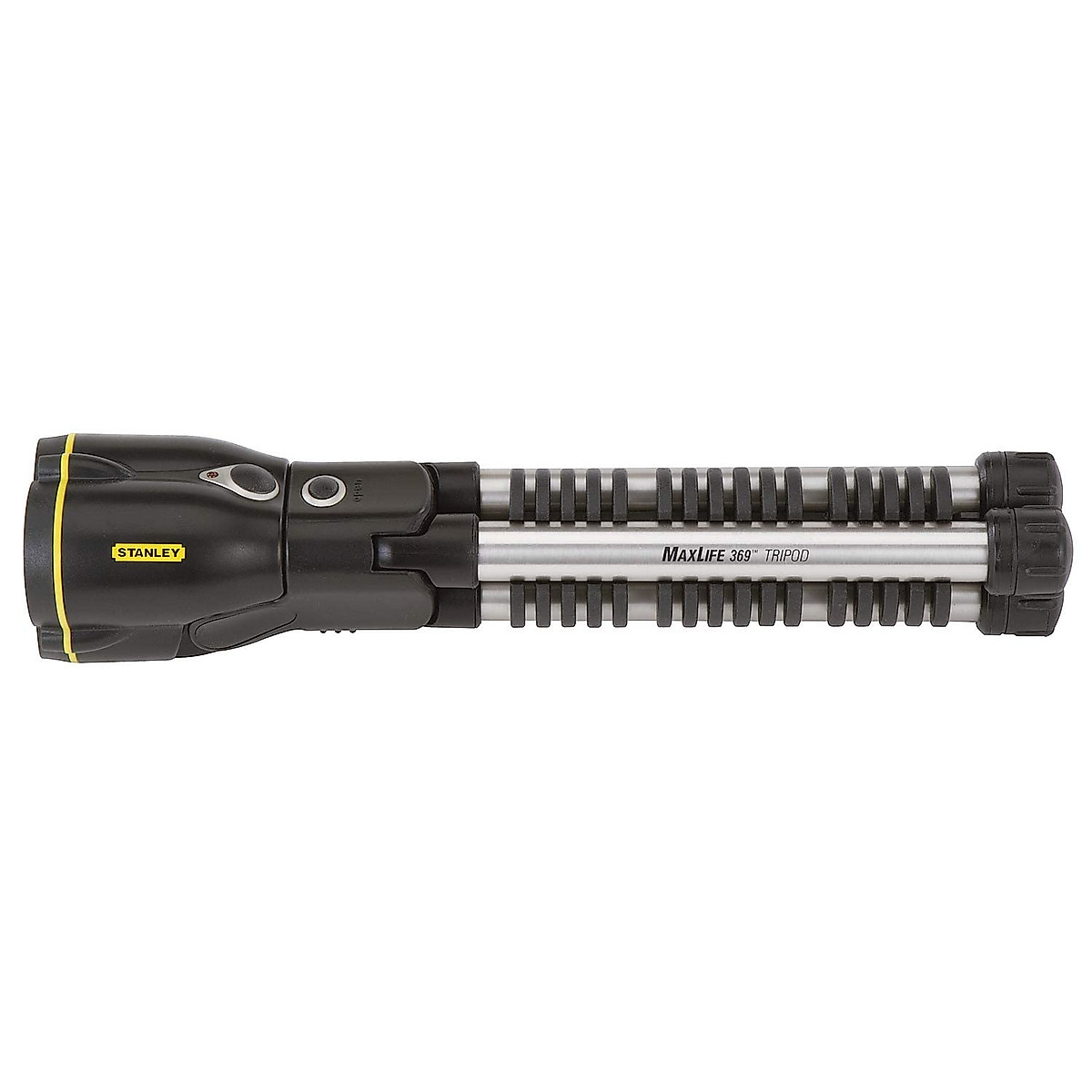 Stanley 0-95-112 Linterna MaxLife 369 LED Trípode, Black