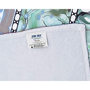 INTIMO Star Trek Beam Me Up Scotty Transporter Room Silk Touch Fleece Plush Throw Blanket