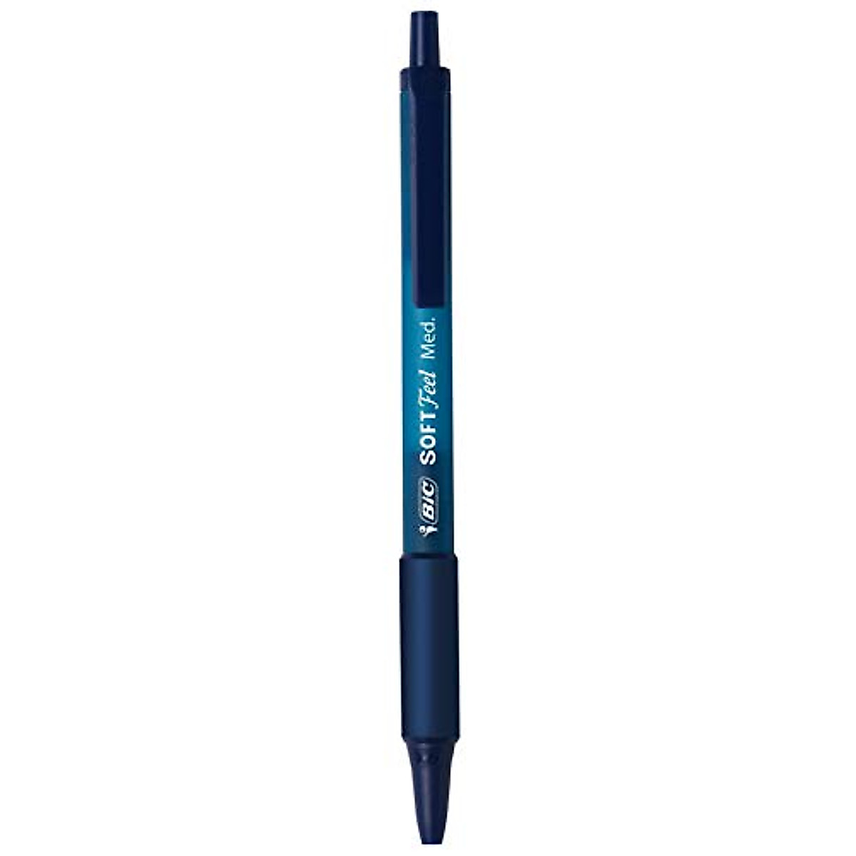 BIC Soft Feel Stick Pens With Special No-Slip Comfortable Grip, Medium Point (1.0 mm), Blue, 36-Count
