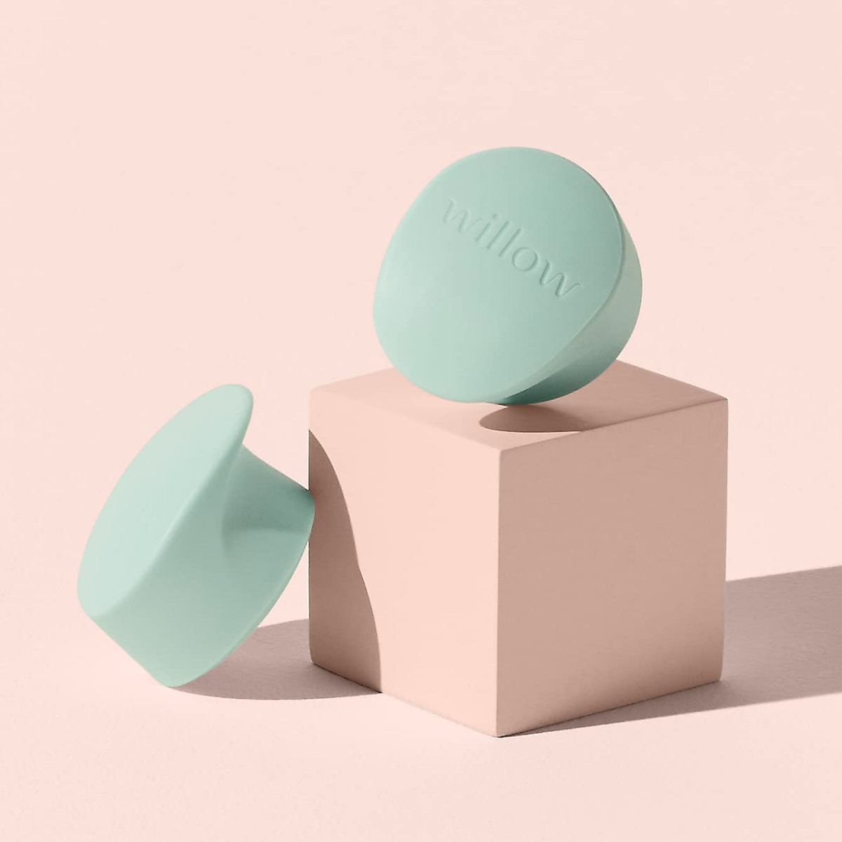 Willow Go Breast Pump Duckbill Valve Set, 2 Ct, Pump Valves for Spare Use or Replacement, Pair with Willow Go Wearable Breast Pump for Hands Free Pumping, BPA Free and Dishwasher Safe